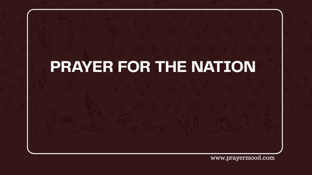 Prayer for the Nation: 30 Powerful Prayers to Heal the Land and Restore ...