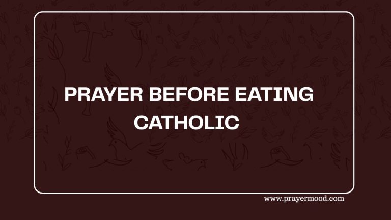 Before You Eat: 30Catholic Prayers That Bring Blessings and Protection ...