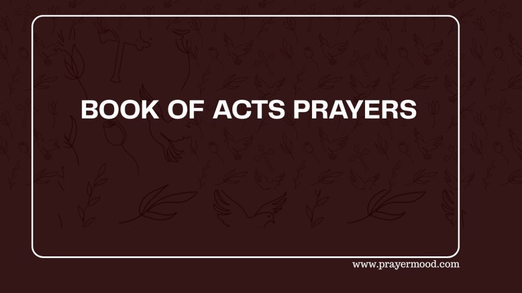 30 Powerful Prayers in the Book of Acts For Spiritual Stamina