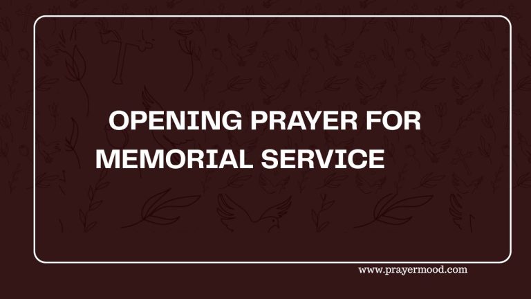 30Powerful Opening Prayers to Begin Any Memorial Service with Grace and ...